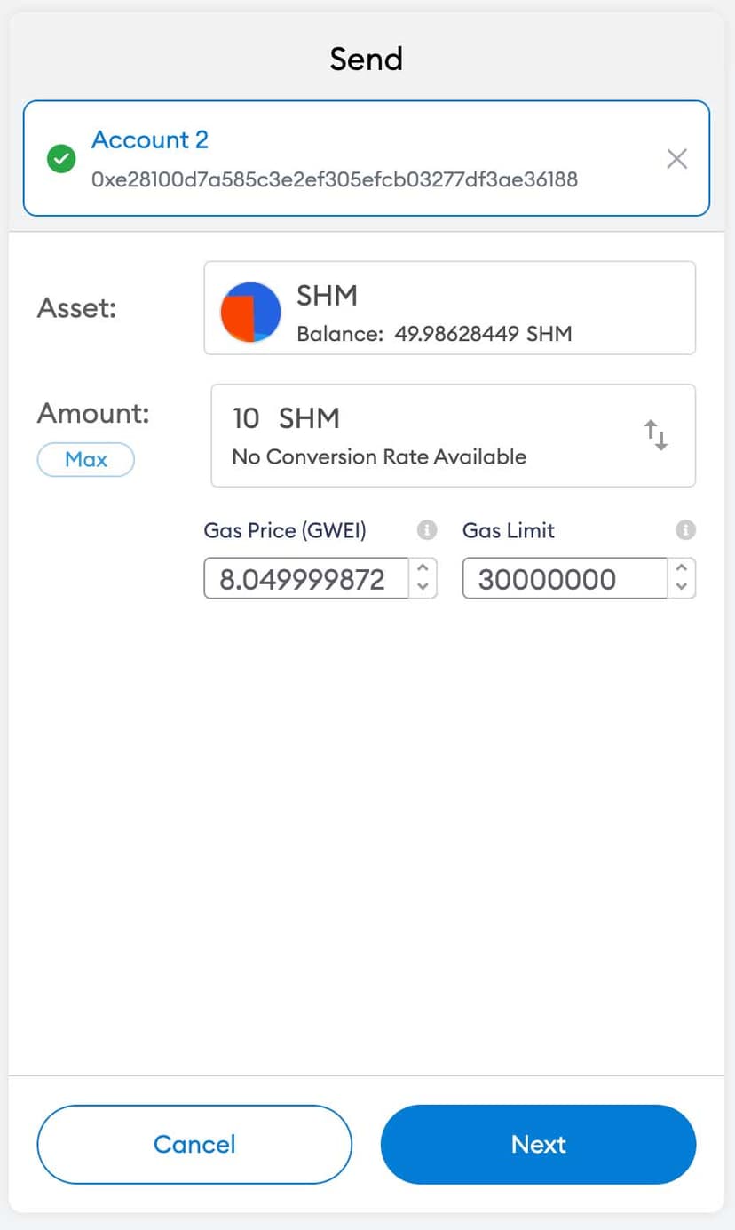 Sending & Receiving SHM